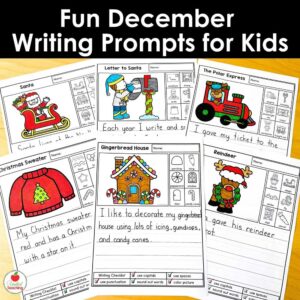 Fun December Writing Prompts for Kids - United Teaching