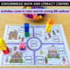 Gingerbread Math and Literacy Centers for Kindergarten - United Teaching