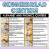 Gingerbread Math and Literacy Centers for Kindergarten - United Teaching