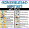Gingerbread Math and Literacy Centers for Kindergarten - United Teaching