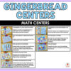 Gingerbread Math and Literacy Centers for Kindergarten - United Teaching