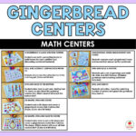 Gingerbread Math and Literacy Centers for Kindergarten - United Teaching