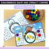 Gingerbread Math and Literacy Centers for Kindergarten - United Teaching