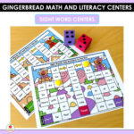 Gingerbread Math and Literacy Centers for Kindergarten - United Teaching