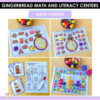 Gingerbread Math and Literacy Centers for Kindergarten - United Teaching