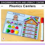 Gingerbread Math and Literacy Centers for Kindergarten - United Teaching