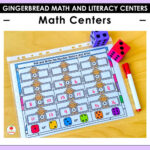 Gingerbread Math and Literacy Centers for Kindergarten - United Teaching