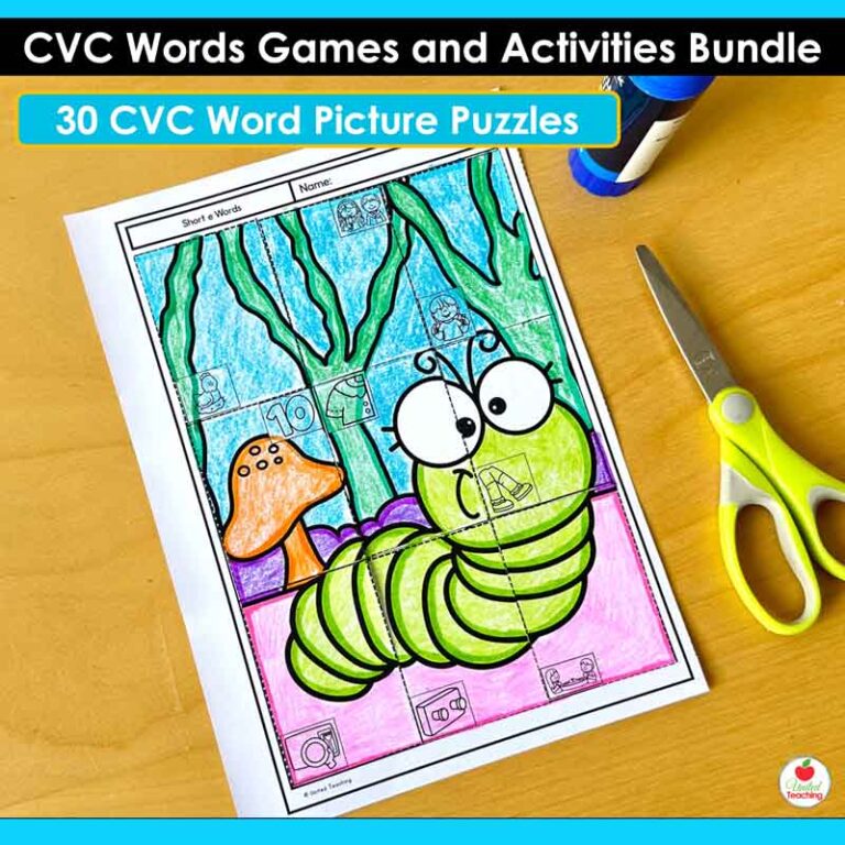 CVC Words Games and Activities Bundle - United Teaching
